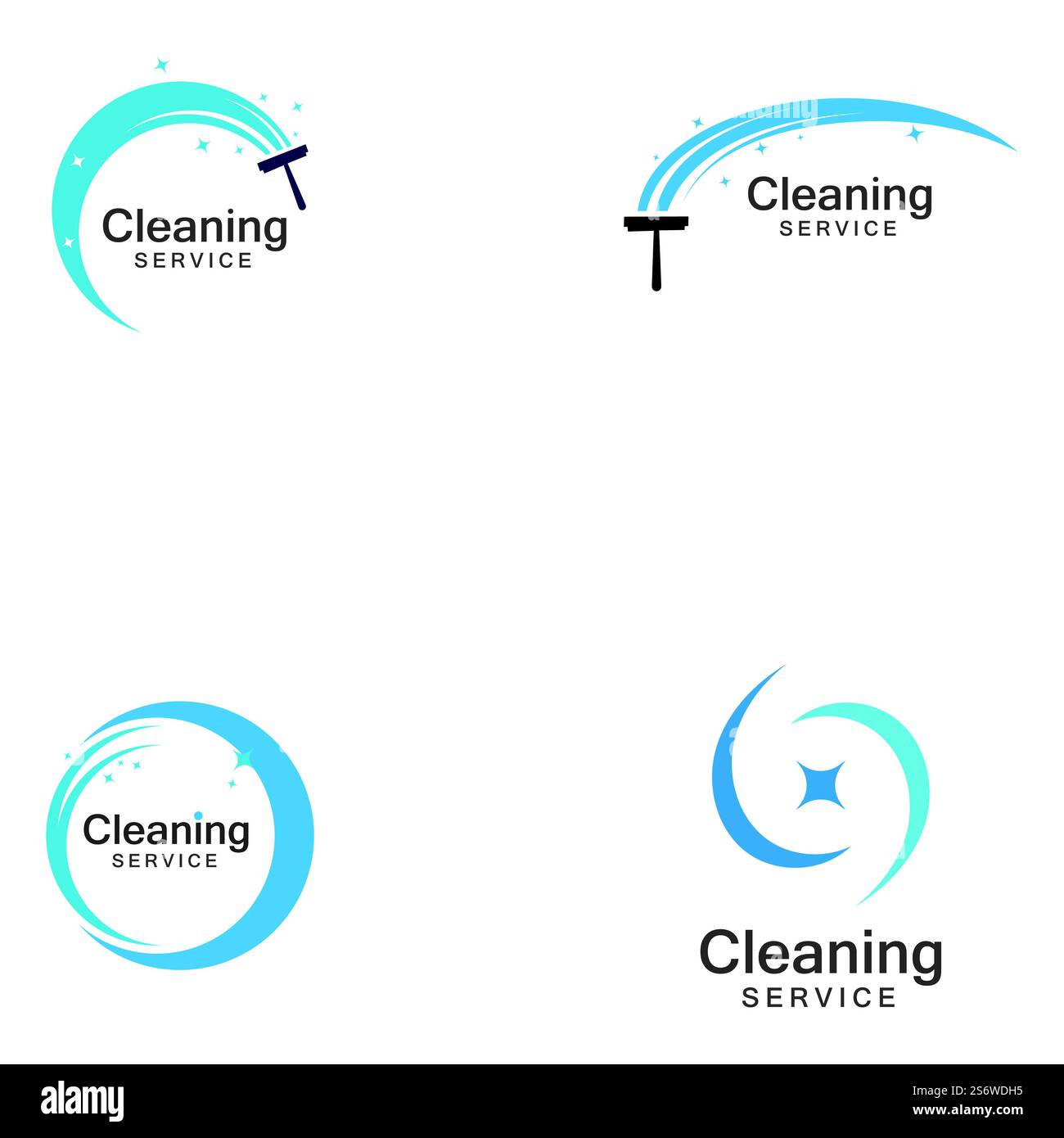 cleaning service clean logo icon vector template Stock Vector Image & Art - Alamy