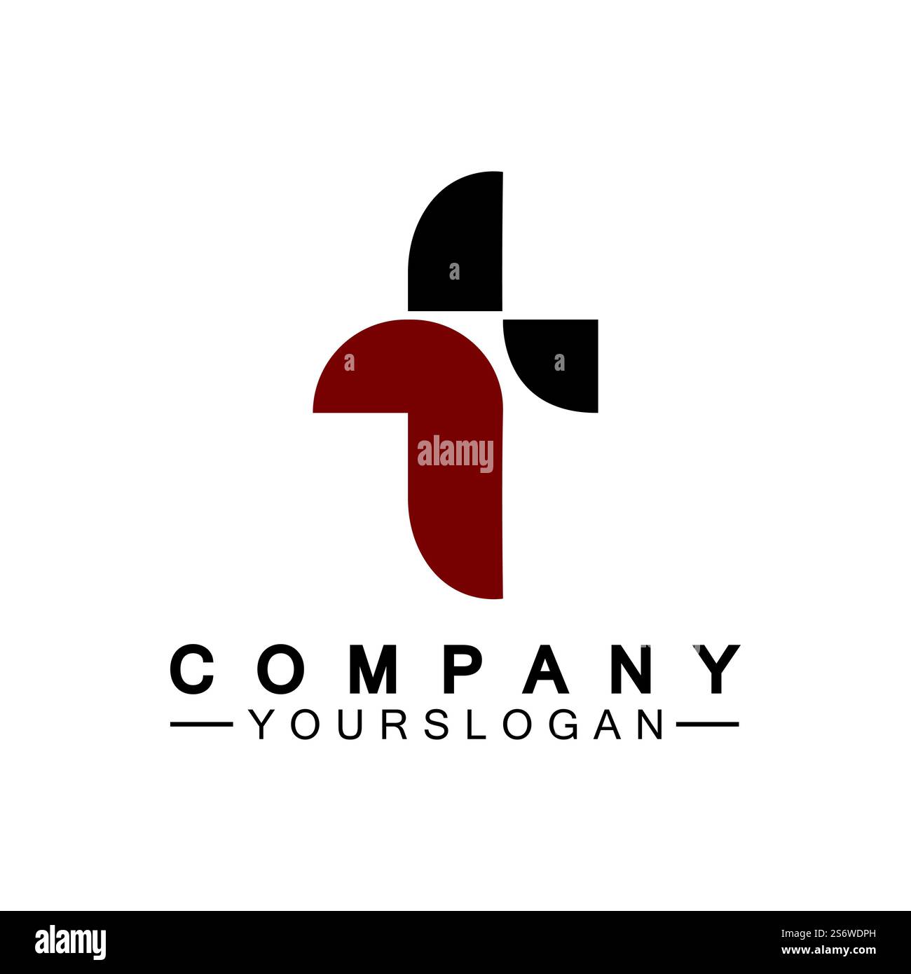 Church logo.Illustration of modern, clean church cross sign for a ...