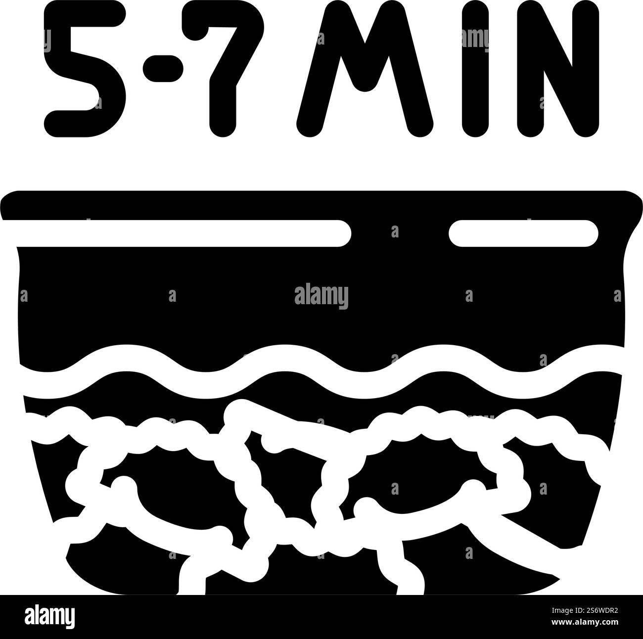 cooking time dumplings glyph icon vector. cooking time dumplings sign ...