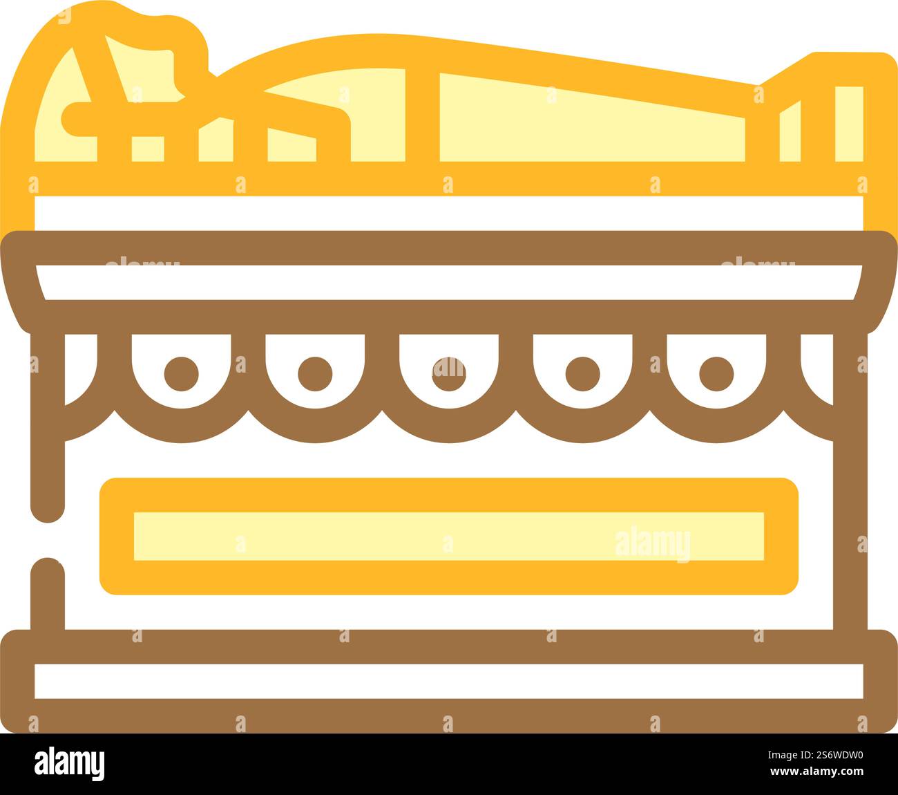 sarcophagus pharaoh color icon vector. sarcophagus pharaoh sign ...