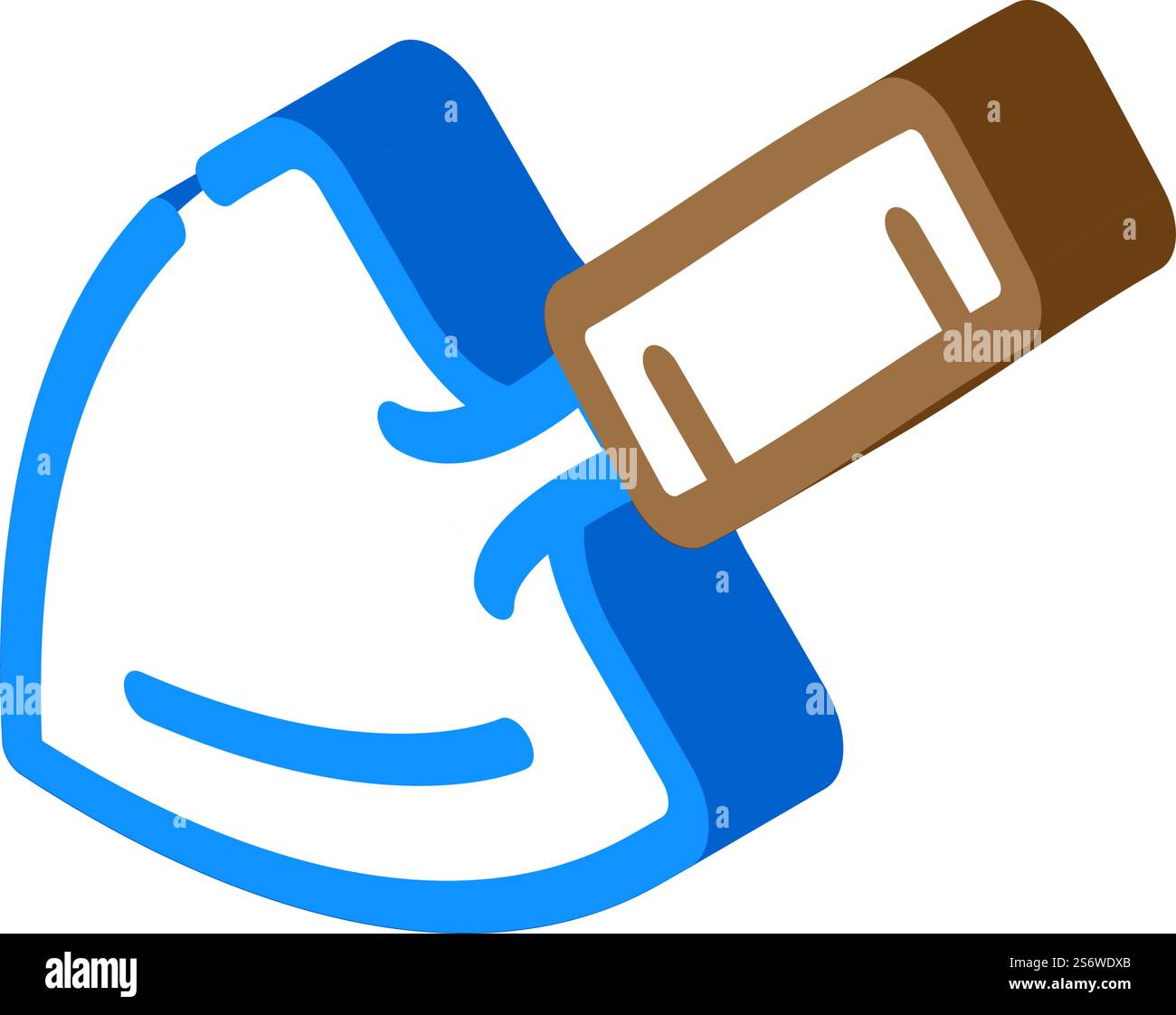 shoulder blade isometric icon vector. shoulder blade sign. isolated ...