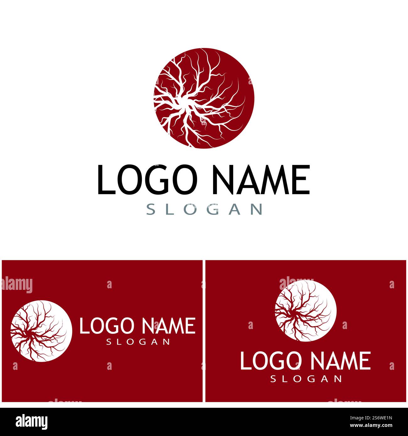 Veins Logo Template vector symbol medical design Stock Vector Image ...