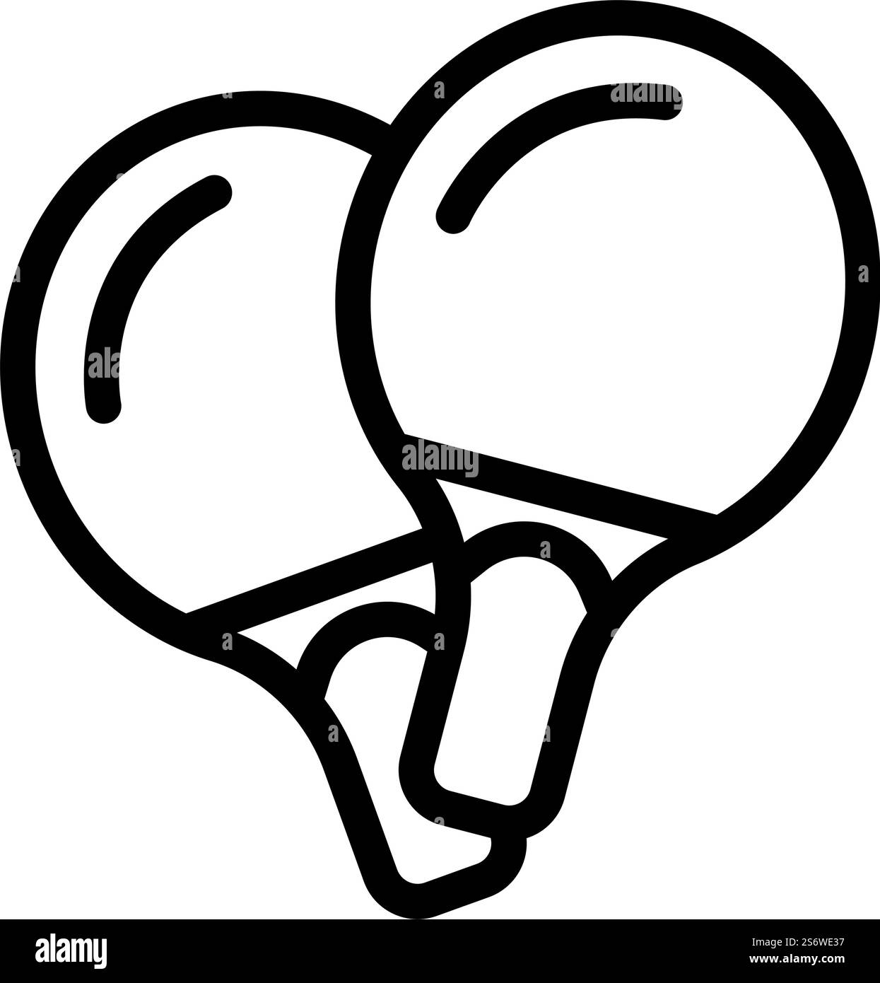 table tennis line icon vector. table tennis sign. isolated contour ...