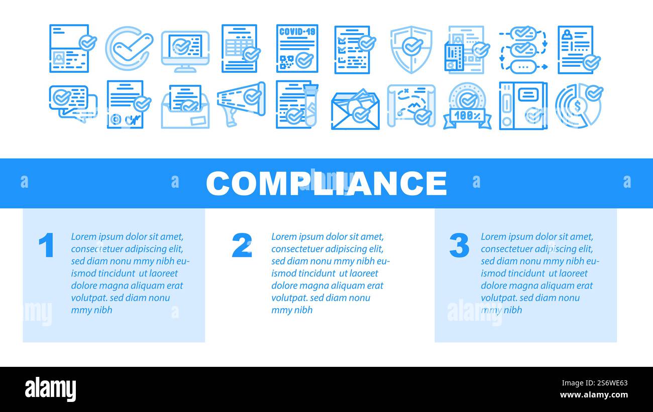 Compliance Quality Procedure Landing Web Page Header Banner Template ...