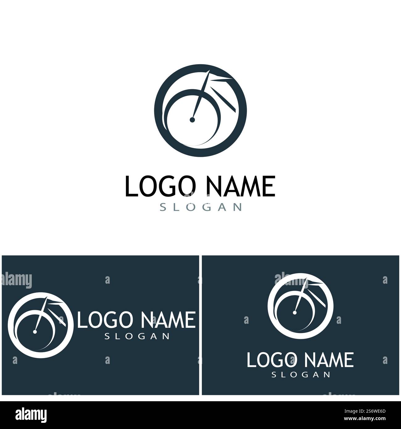Cycling Logo Template vector symbol nature Stock Vector Image & Art - Alamy
