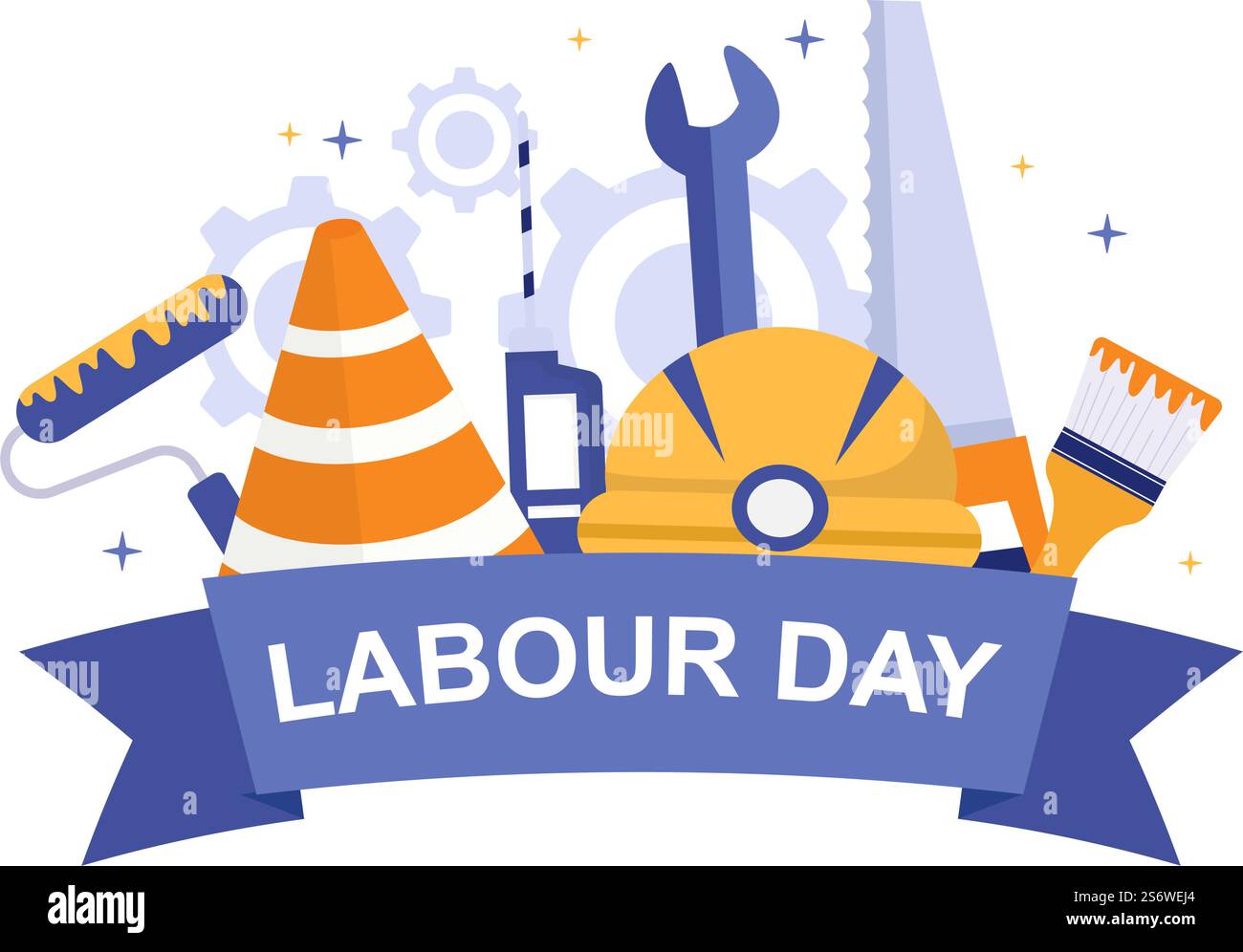 Happy Labor Day from People of Various Professions, Different ...