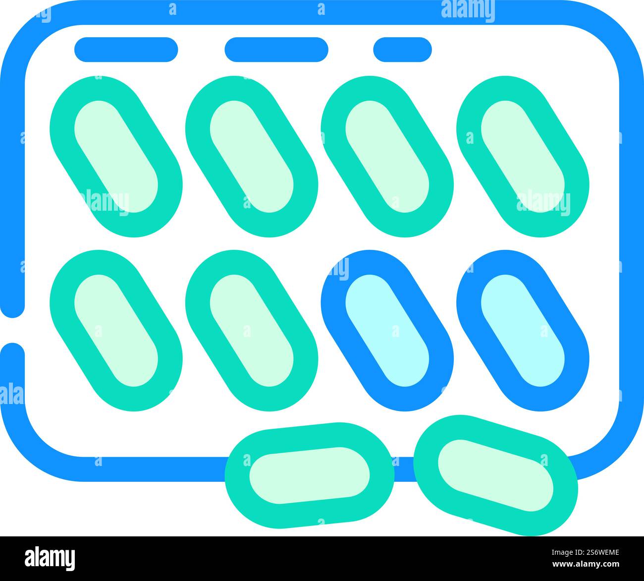 tablets drug package color icon vector. tablets drug package sign ...