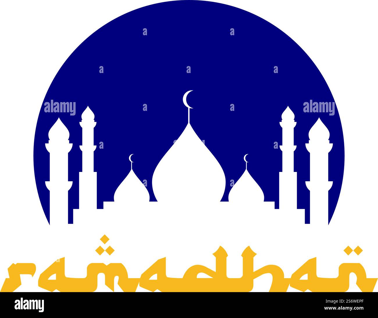 Ramadhan kareem poster banner or wallpaper flat design vector Stock ...