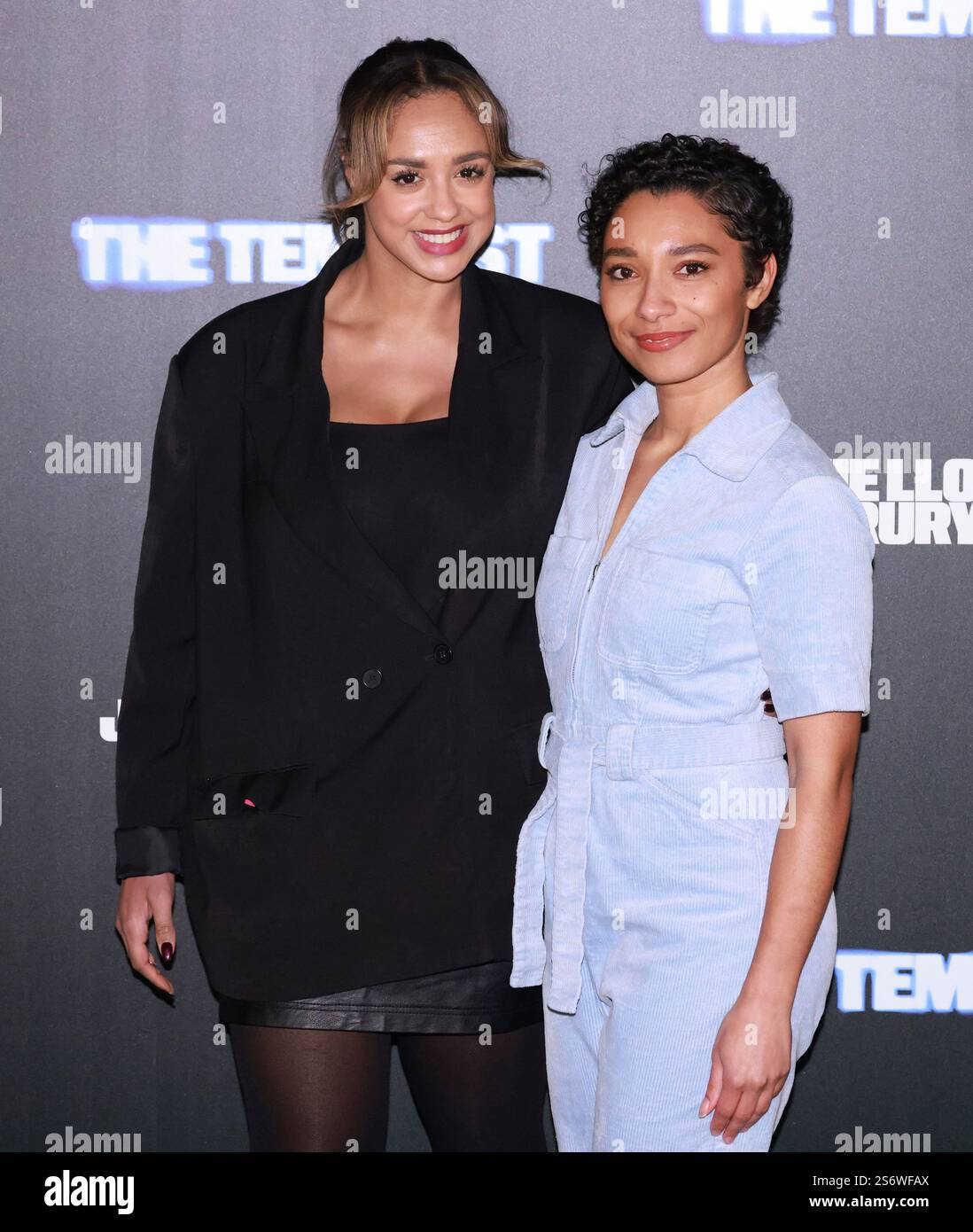 London, UK. Sophie Leonie and Adele James at The Tempest press night ...