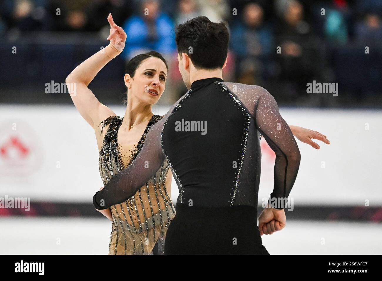 LAVAL, QC - JANUARY 17: Deanna Stellato-Dudek and Maxime Deschamps (CAN ...