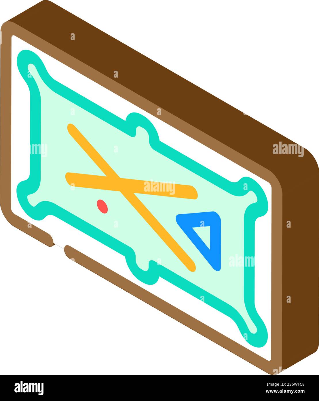 snooker game isometric icon vector. snooker game sign. isolated symbol ...