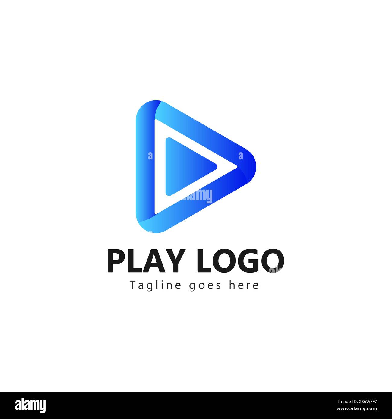 play logo vector template design Stock Vector Image & Art - Alamy