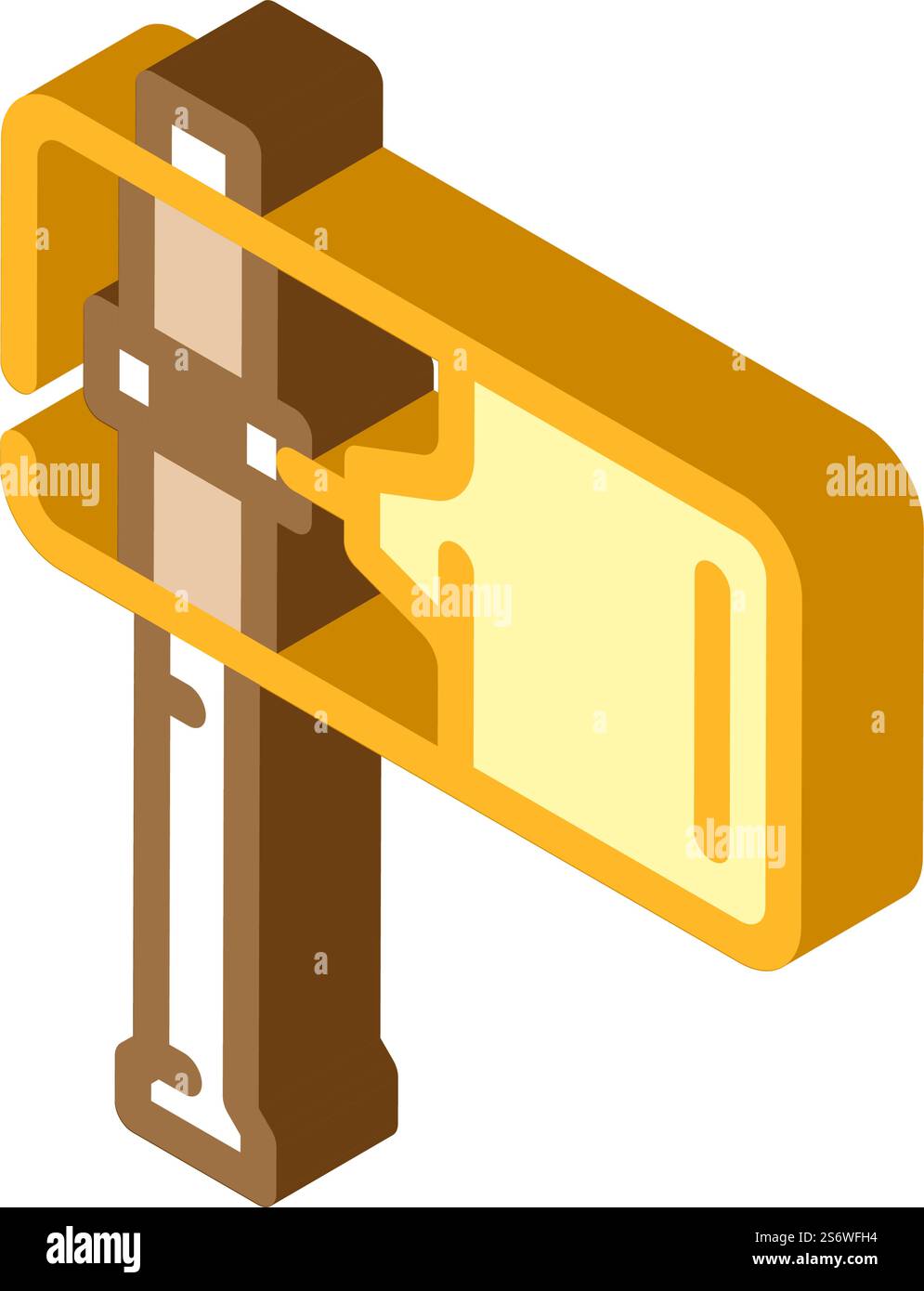 ratchet accessory isometric icon vector. ratchet accessory sign ...