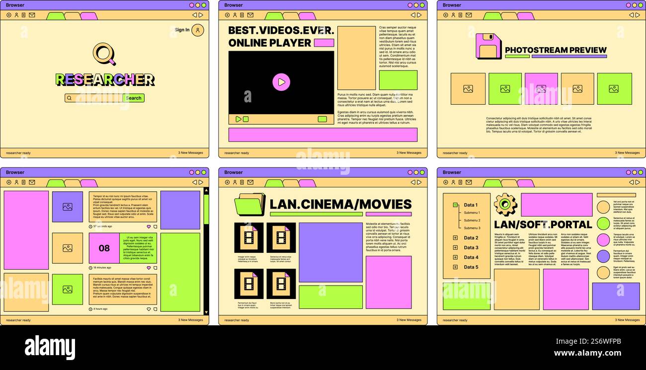 80's graphic design hi-res stock photography and images - Alamy