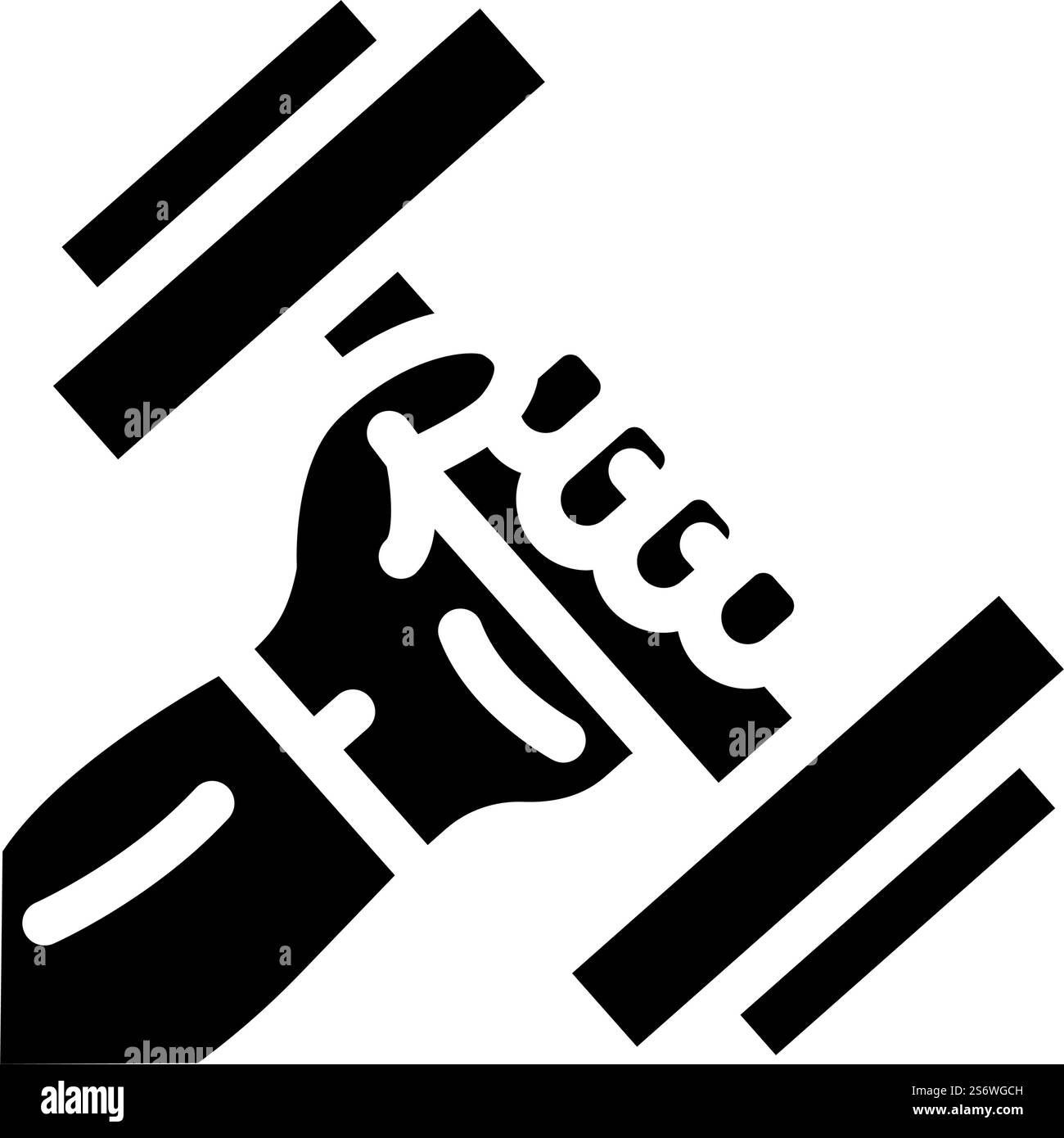 exercise with dumbbell glyph icon vector. exercise with dumbbell sign ...