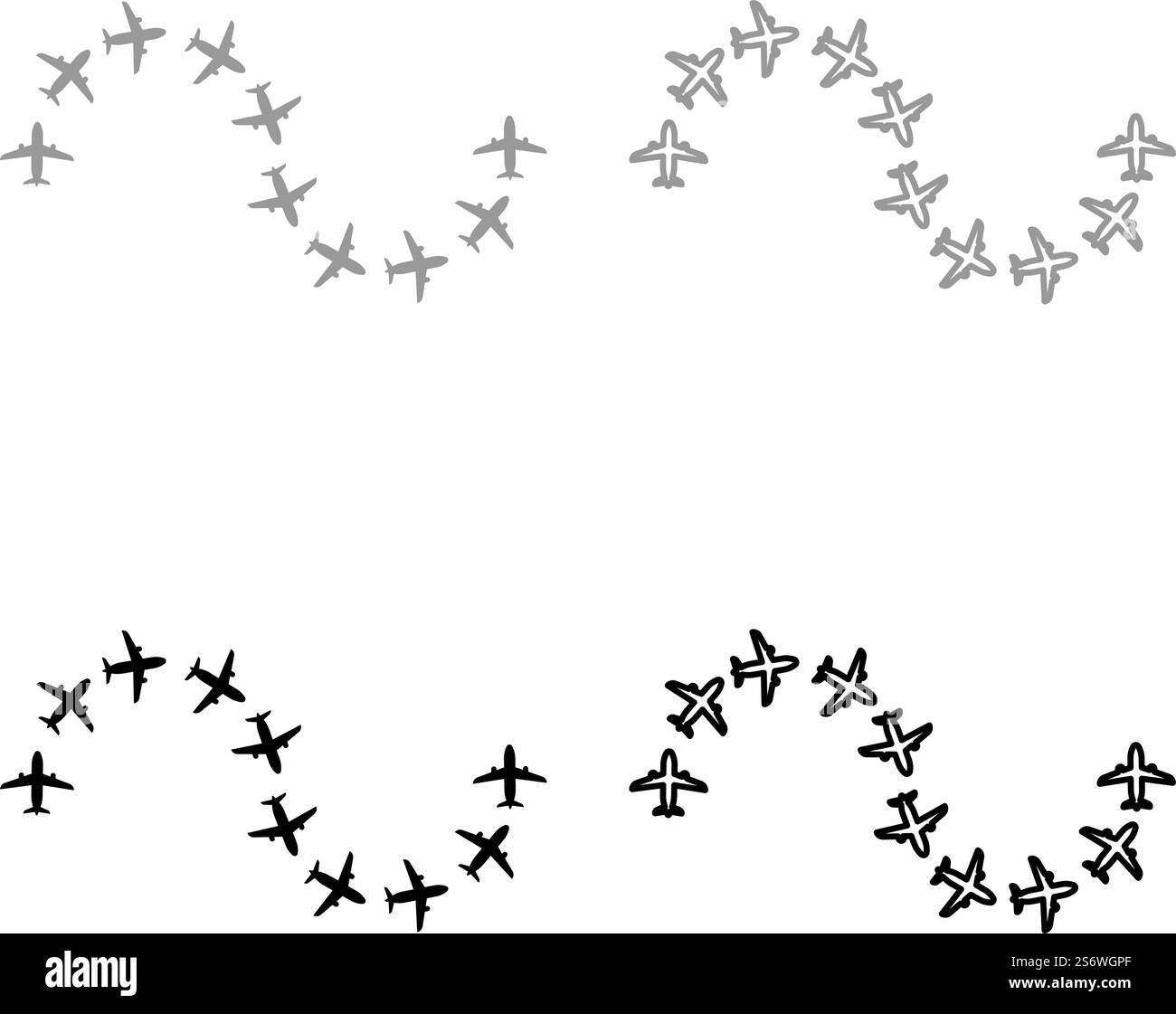 Route from airplanes flight tourism path plane flights adventure time ...