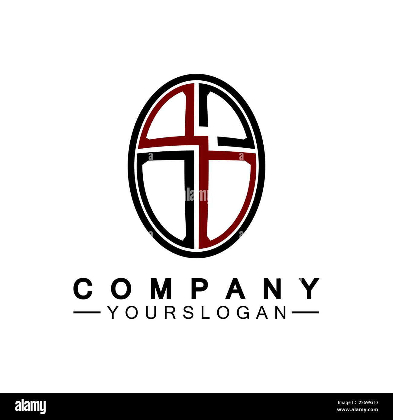 Church logo.Illustration of modern, clean church cross sign for a ...