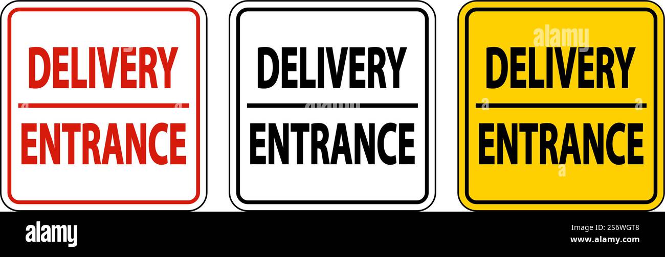 Delivery service worker using Stock Vector Images - Alamy