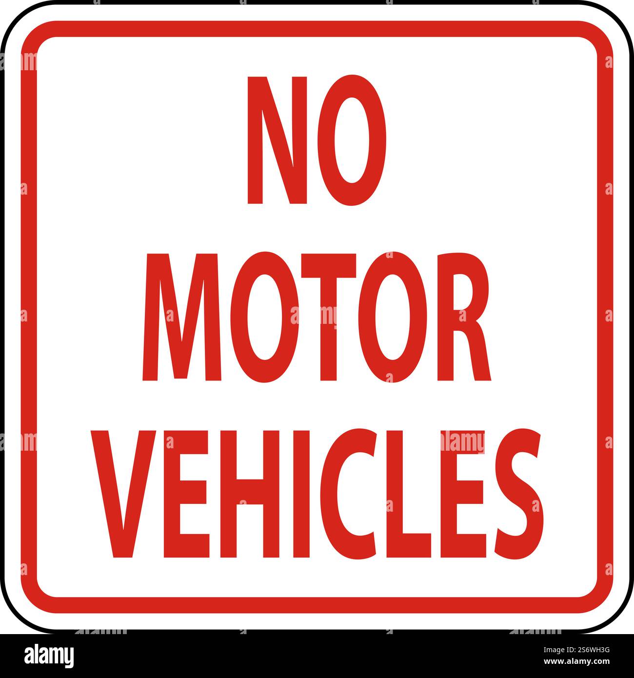 Prohibited vehicles sign Stock Vector Images - Alamy
