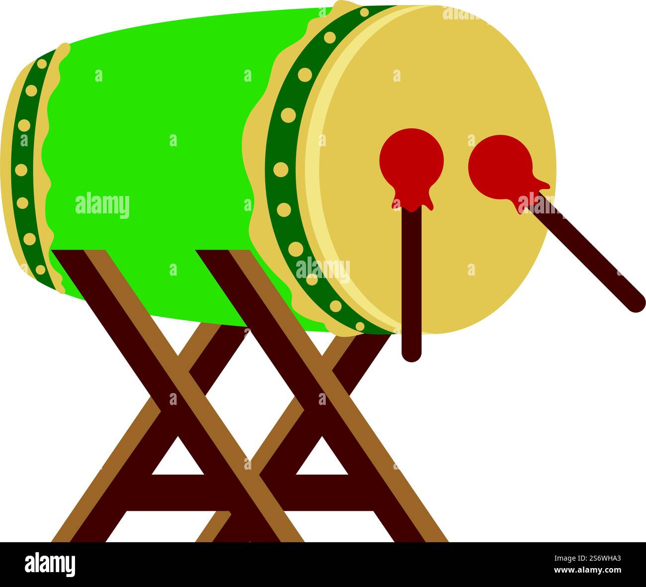 Islamic drum is indonesian moslem traditional Stock Vector Image & Art ...