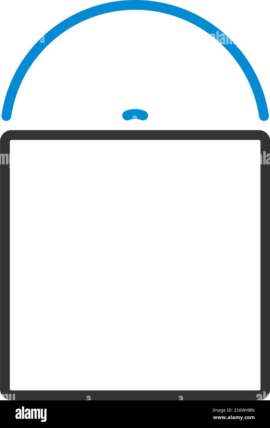 Vinyl Record In Envelope Icon. Editable Bold Outline With Color Fill ...