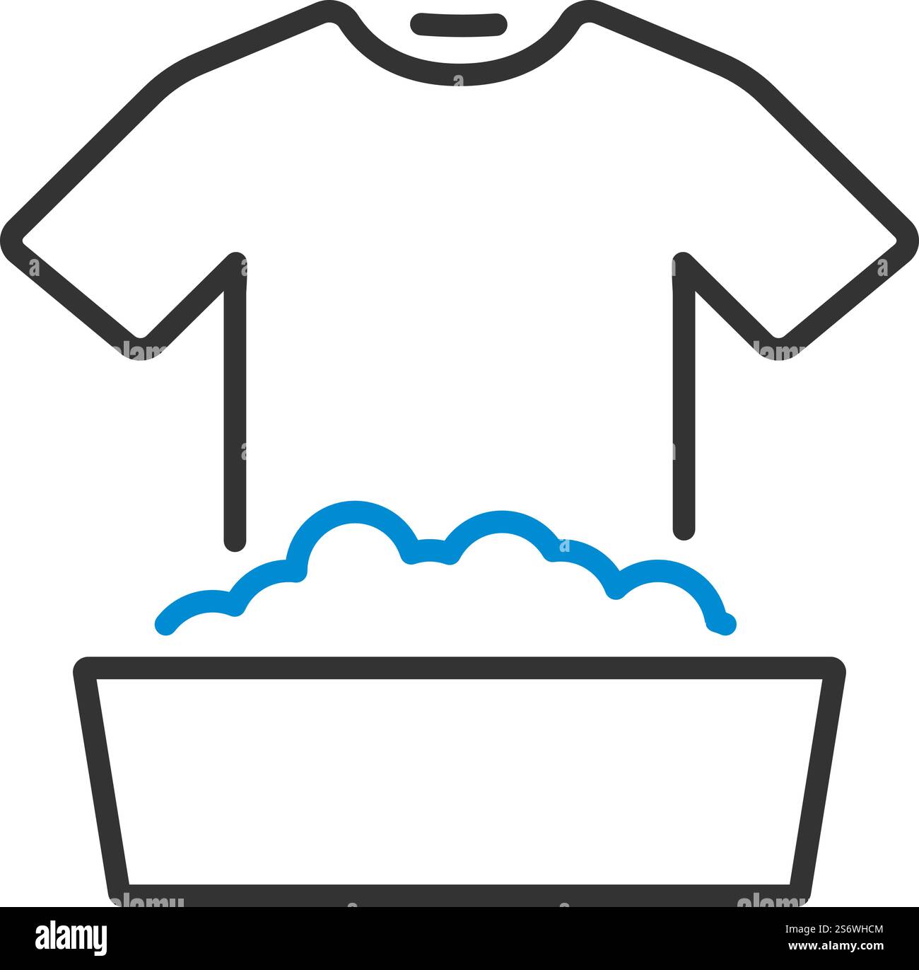 Laundry Clothes Icon. Editable Bold Outline With Color Fill Design ...