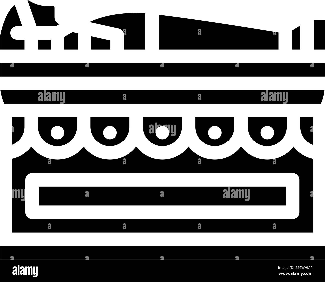 sarcophagus pharaoh glyph icon vector. sarcophagus pharaoh sign ...