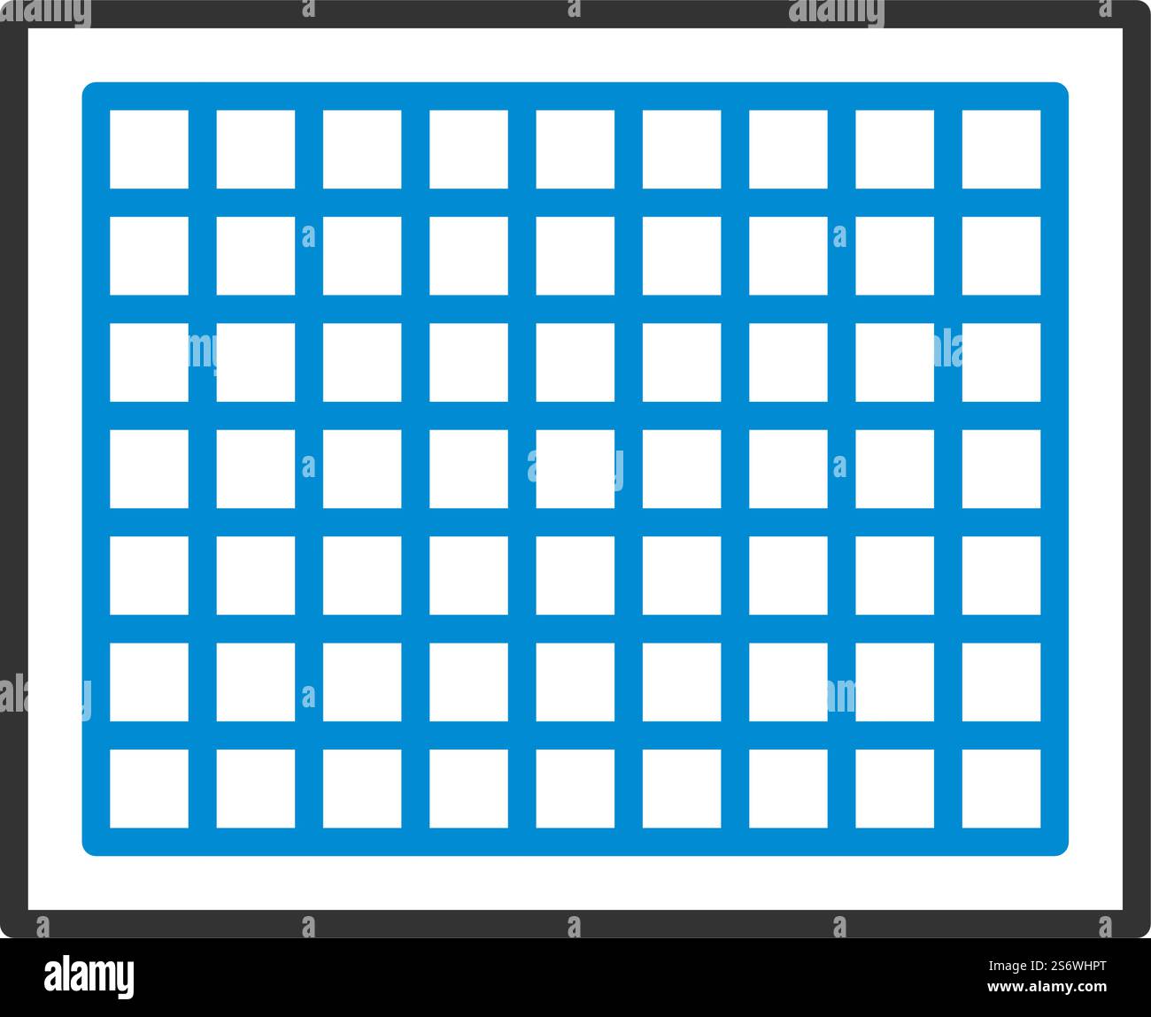 Icon Of Photo Camera Sensor. Editable Bold Outline With Color Fill ...