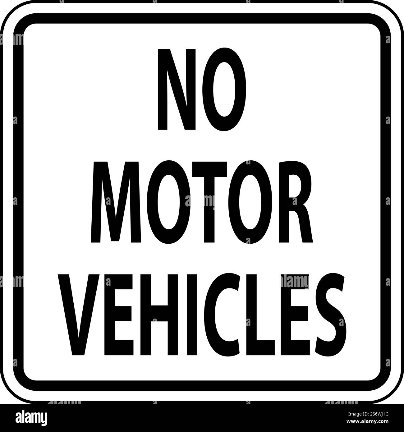 Prohibited motor vehicles Stock Vector Images - Alamy
