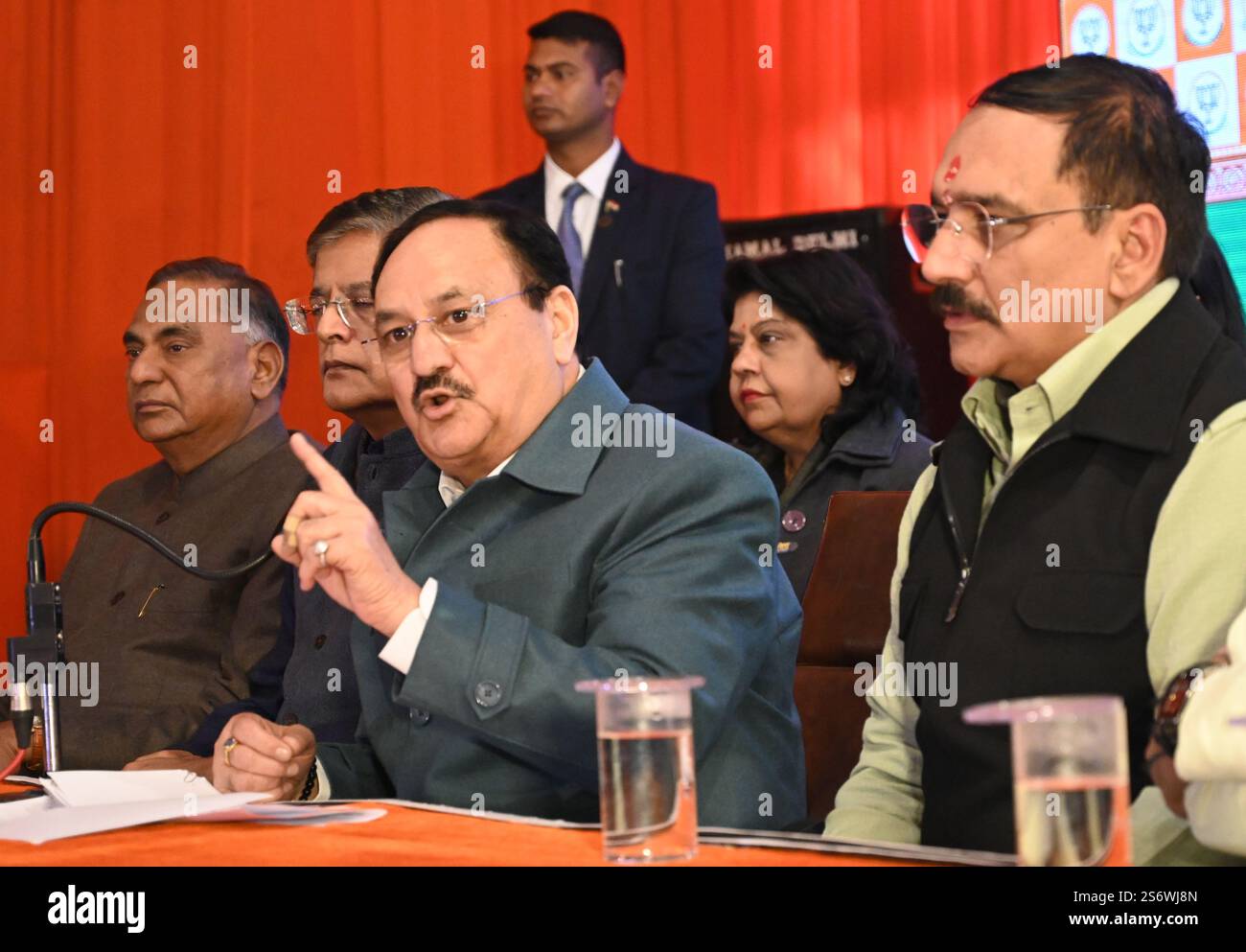 New Delhi, India. 17th Jan, 2025. NEW DELHI, INDIA - JANUARY 17: BJP ...