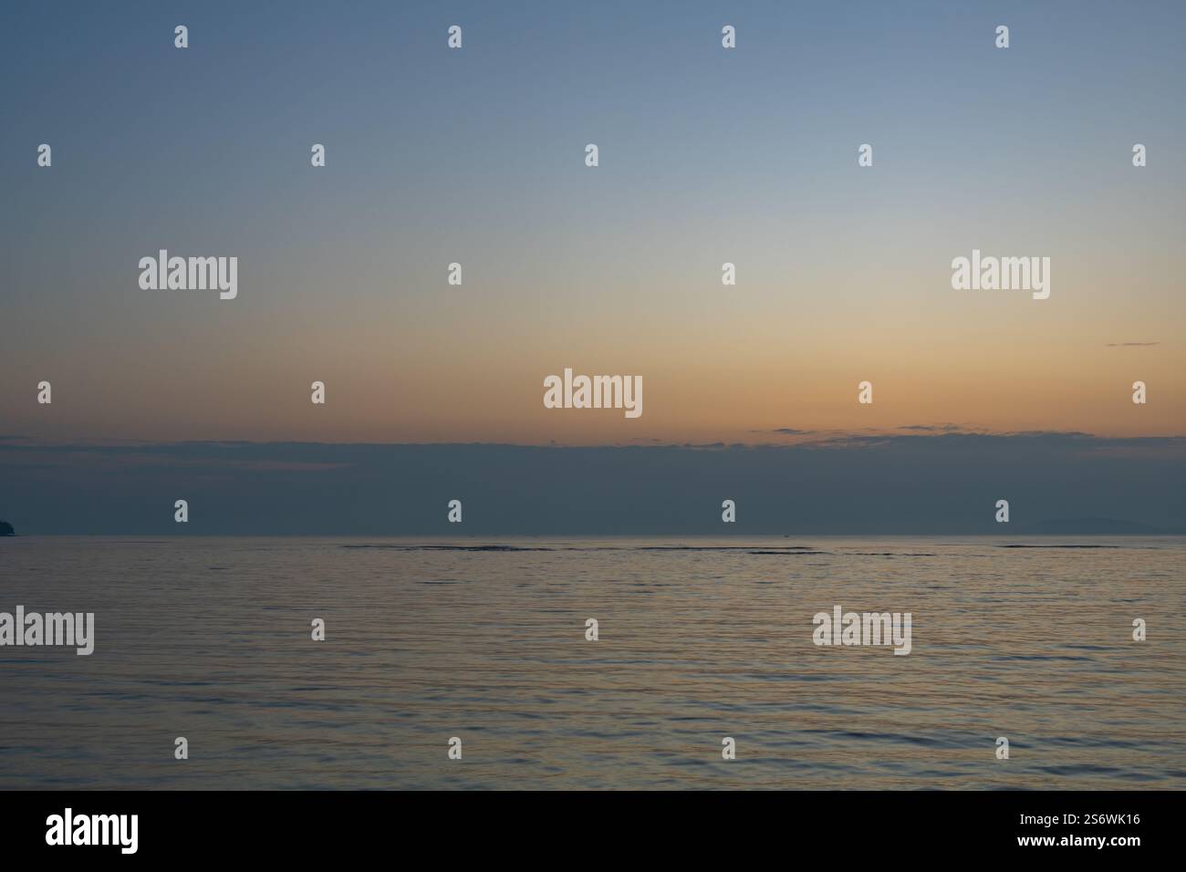 Nature beautiful Light Sunset or sunrise over sea,Colorful light ...