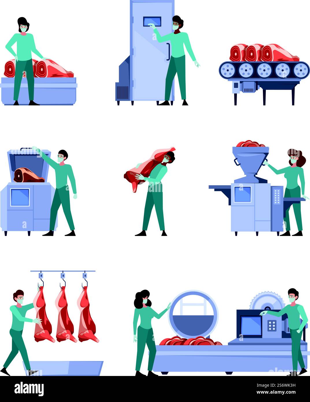 Making mincemeat Stock Vector Images - Alamy