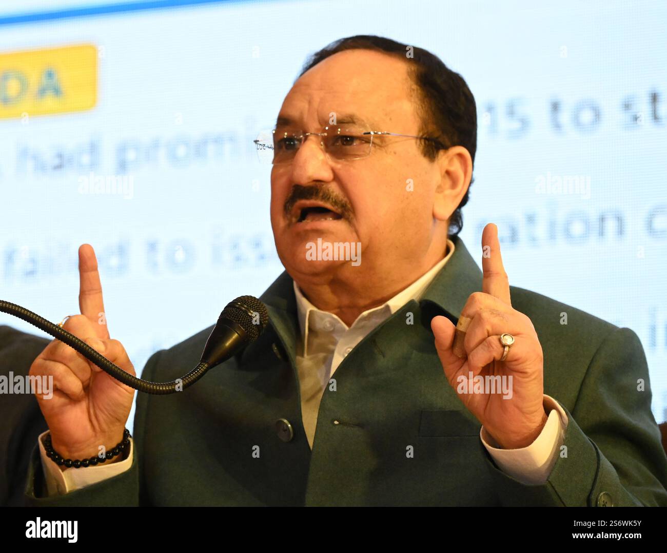 New Delhi, India. 17th Jan, 2025. NEW DELHI, INDIA - JANUARY 17: BJP ...