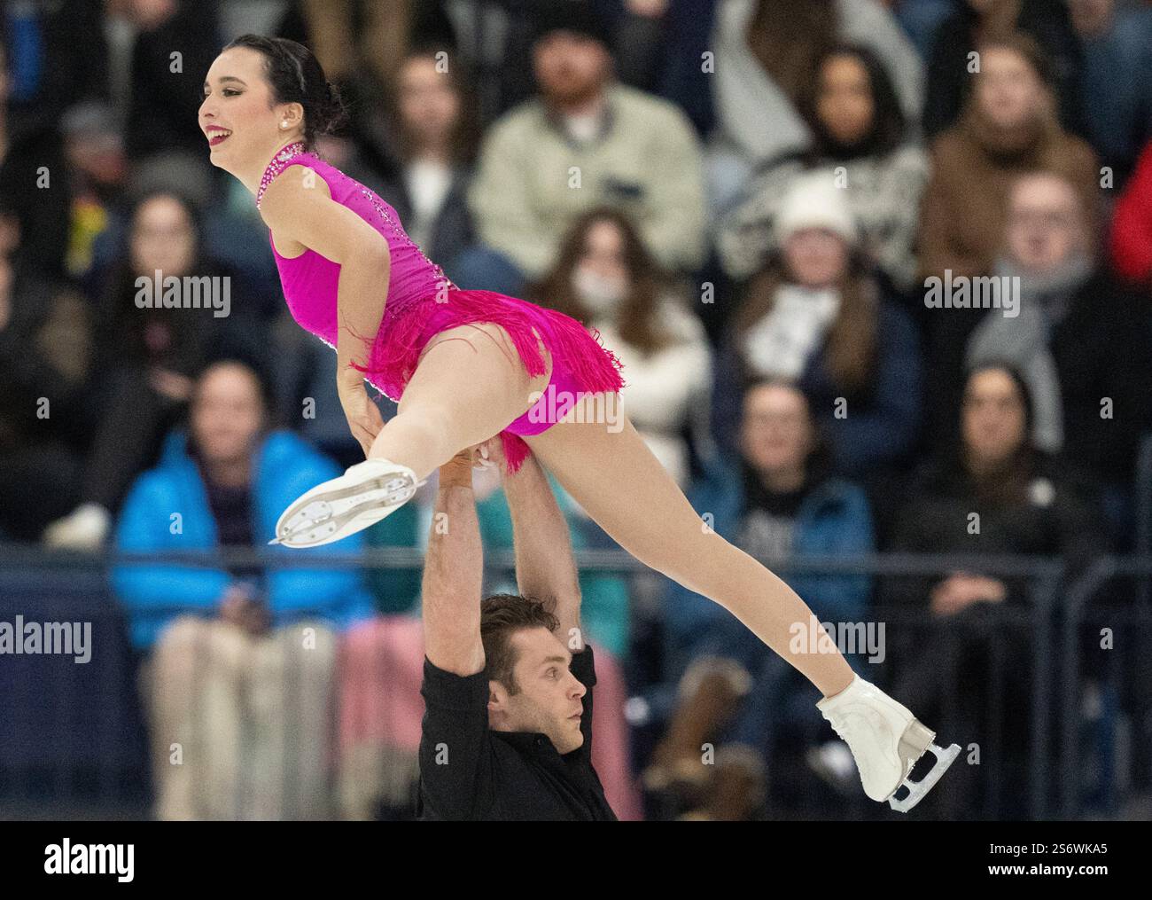 Laval, Canada. 17th Jan, 2025. Lia Pereira and Trennt Michaud perform ...