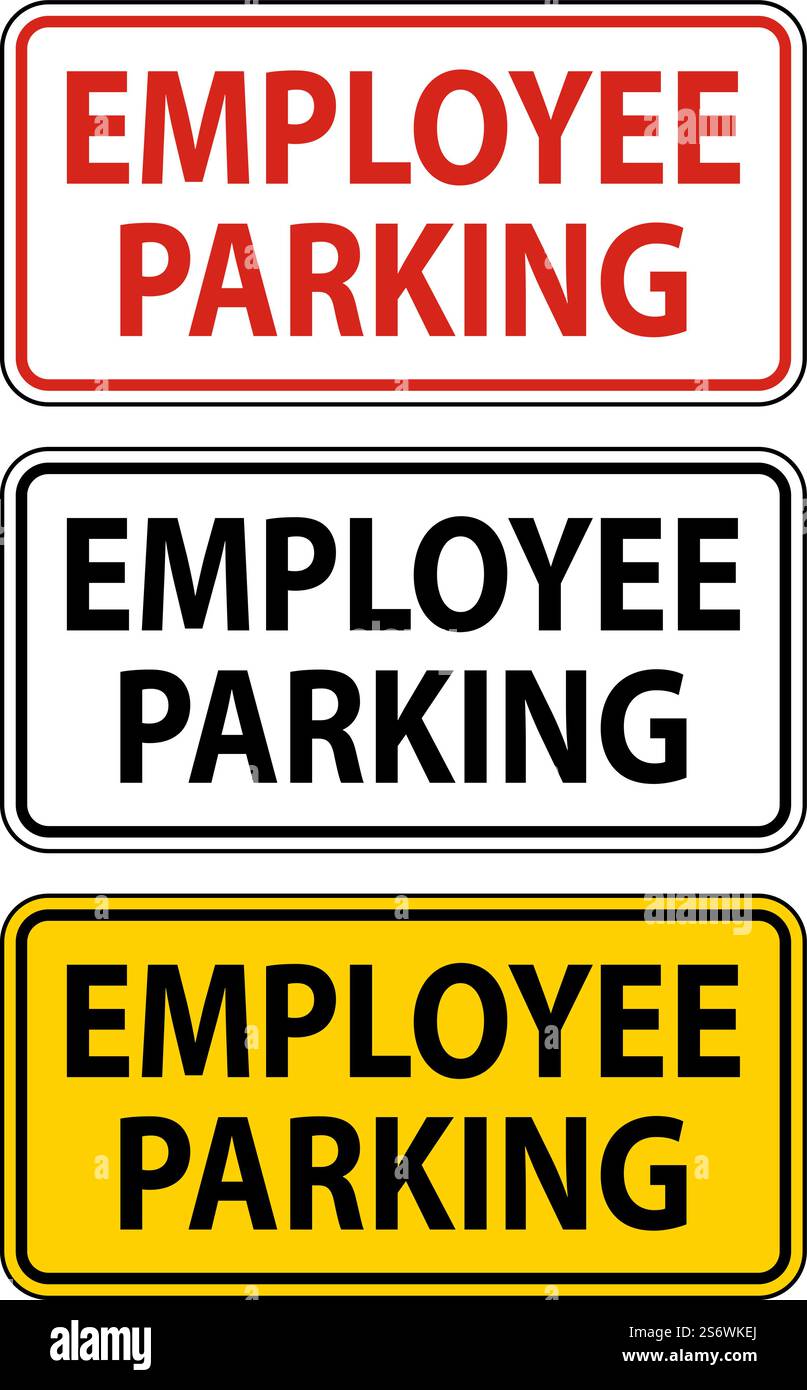 Employee road sign on Stock Vector Images - Alamy