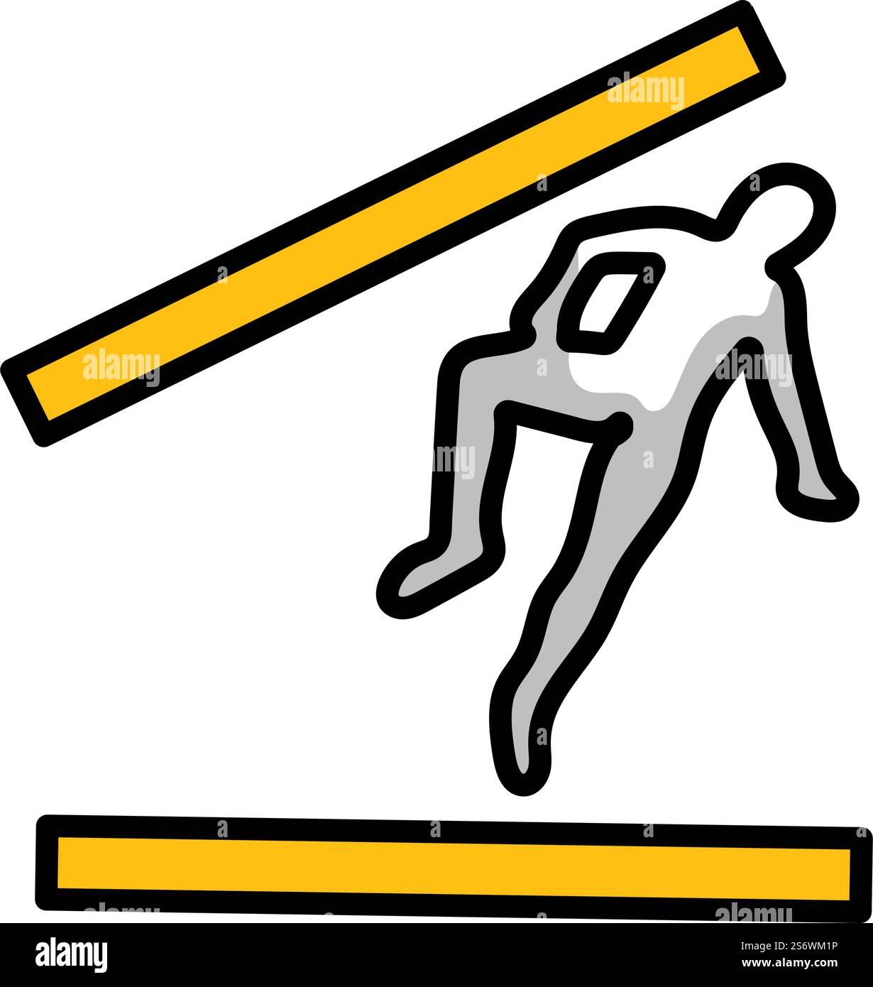 Crime Scene Icon. Editable Bold Outline With Color Fill Design. Vector ...