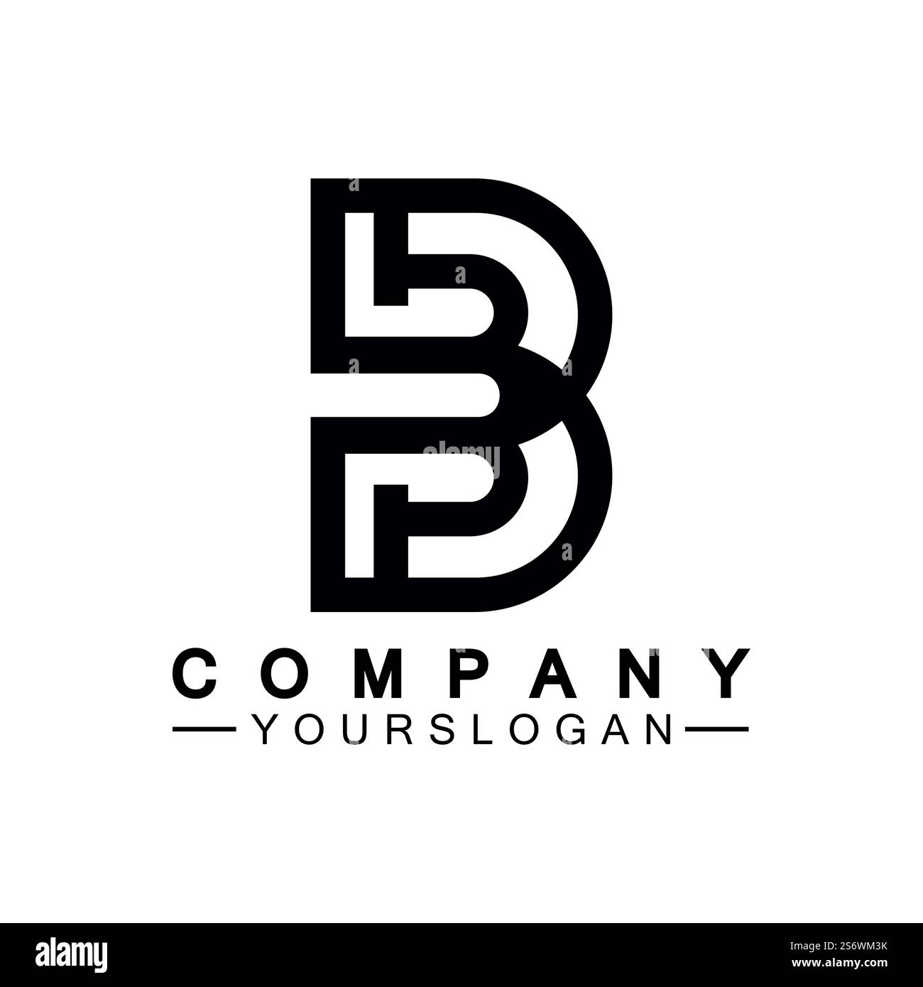 letter B logo vector, letter B business logo,Modern unique creative B ...