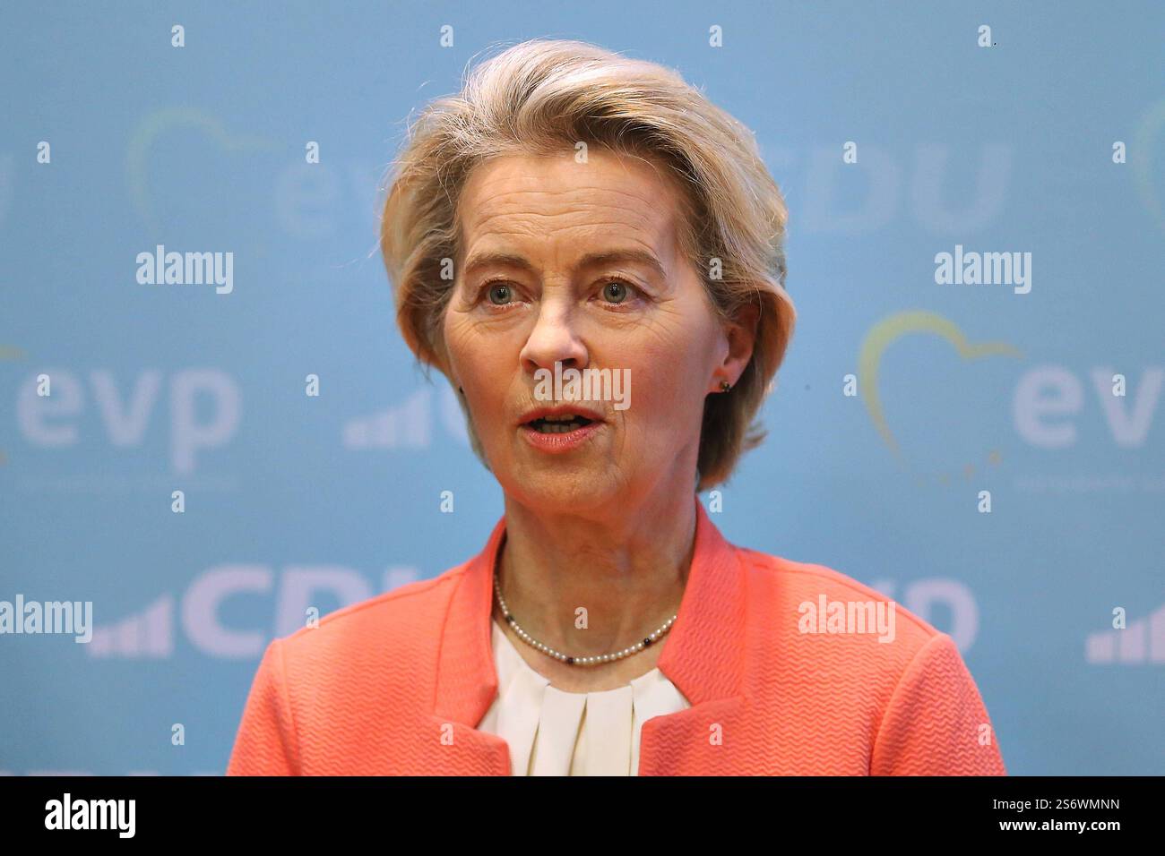 Berlin, Deutschland, 17.01.2025: Konrad-Adenauer-Haus: EVP ...