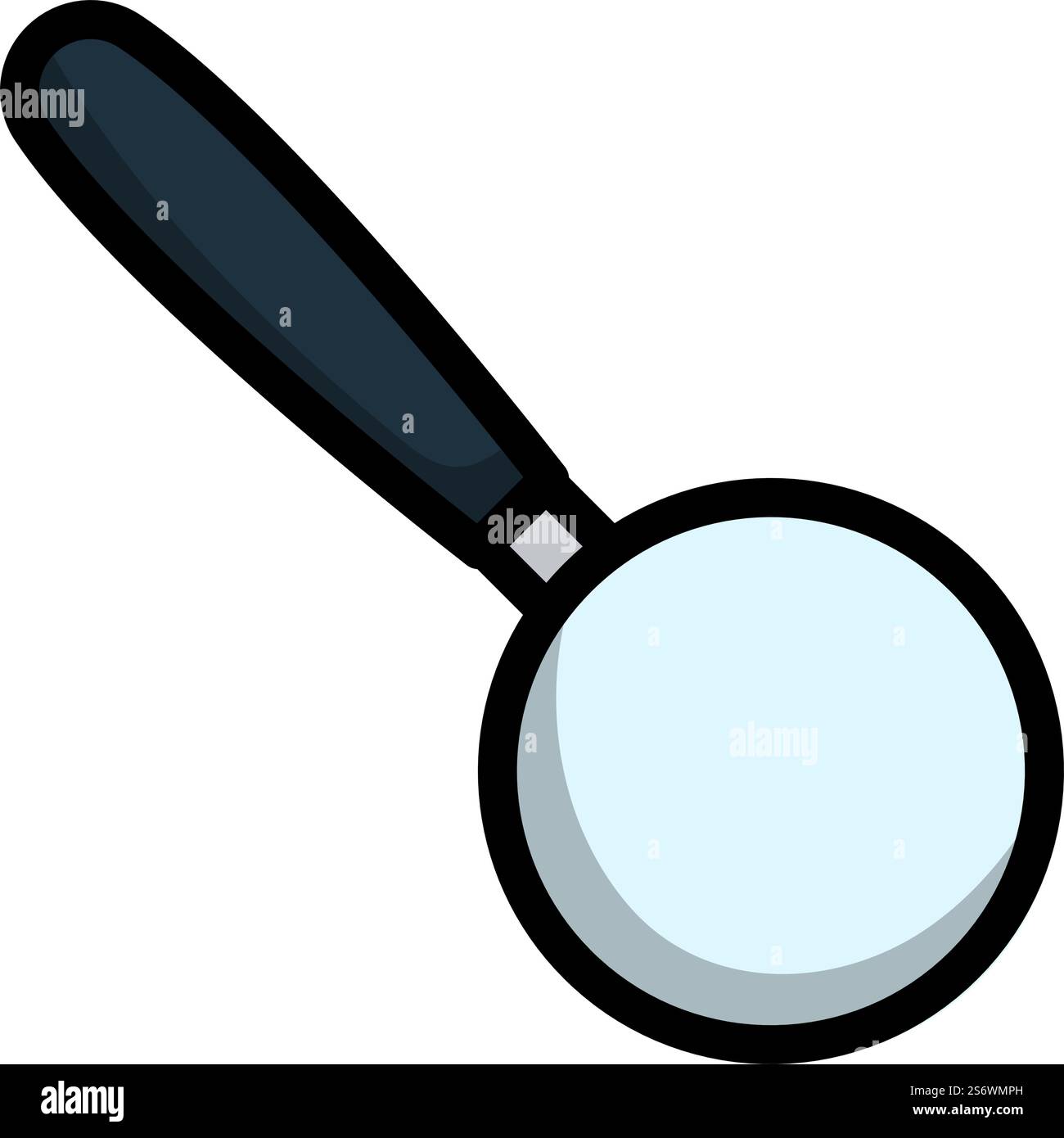 Magnifying Glass Icon. Editable Bold Outline With Color Fill Design ...