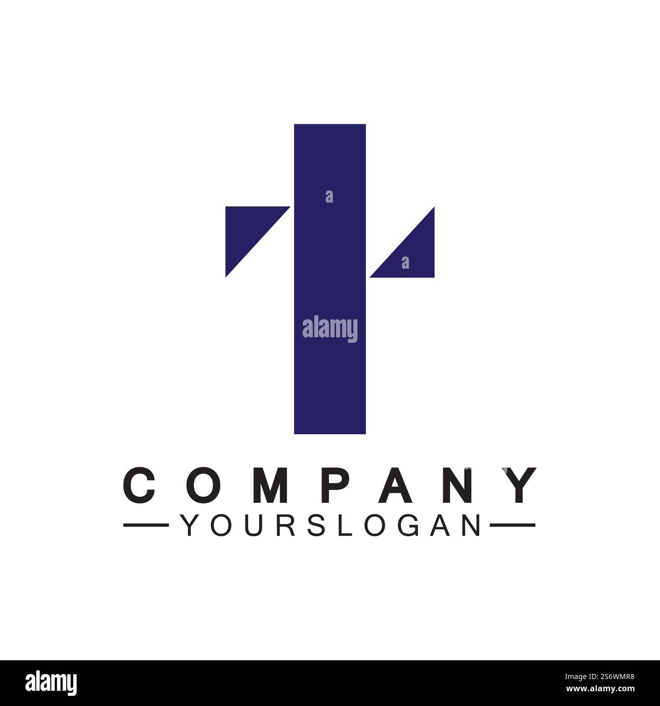 Church logo.Illustration of modern, clean church cross sign for a ...