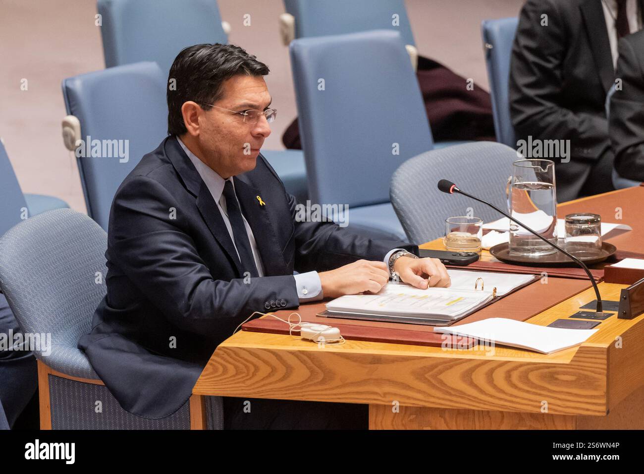 New York, USA. 17th Jan, 2025. Danny Danon, Permanent Representative of ...