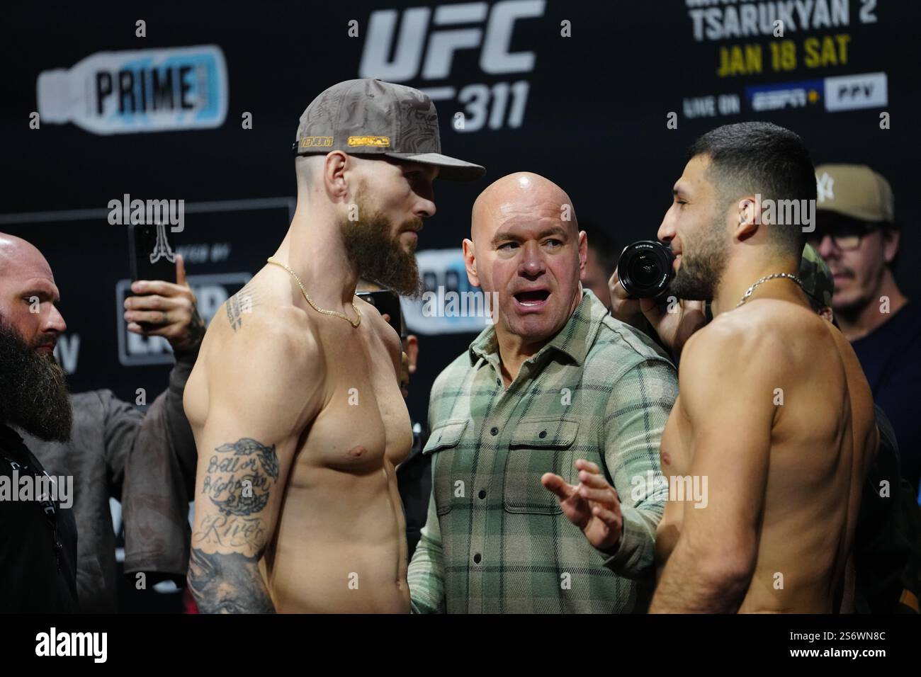 LOS ANGELES, CA - JANUARY 17: Zachary Reese and Azamat Bekoev at the ...