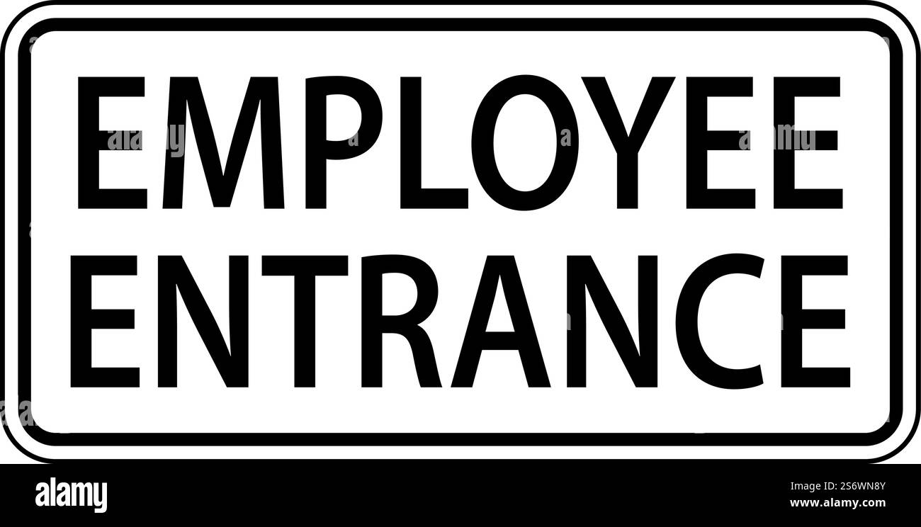 Employee warning sign hi-res stock photography and images - Alamy