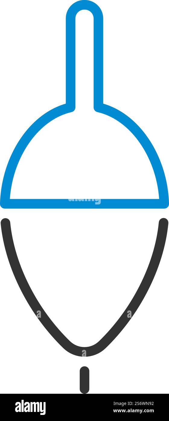Icon Of Float. Editable Bold Outline With Color Fill Design. Vector ...