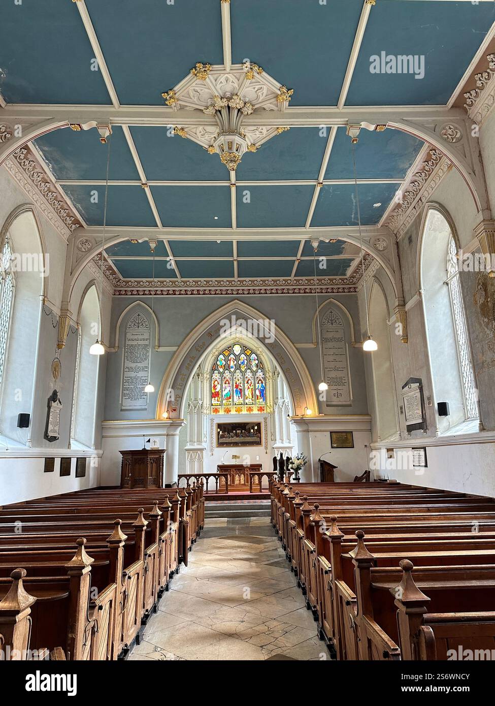 Interior st columbas church hi-res stock photography and images - Alamy