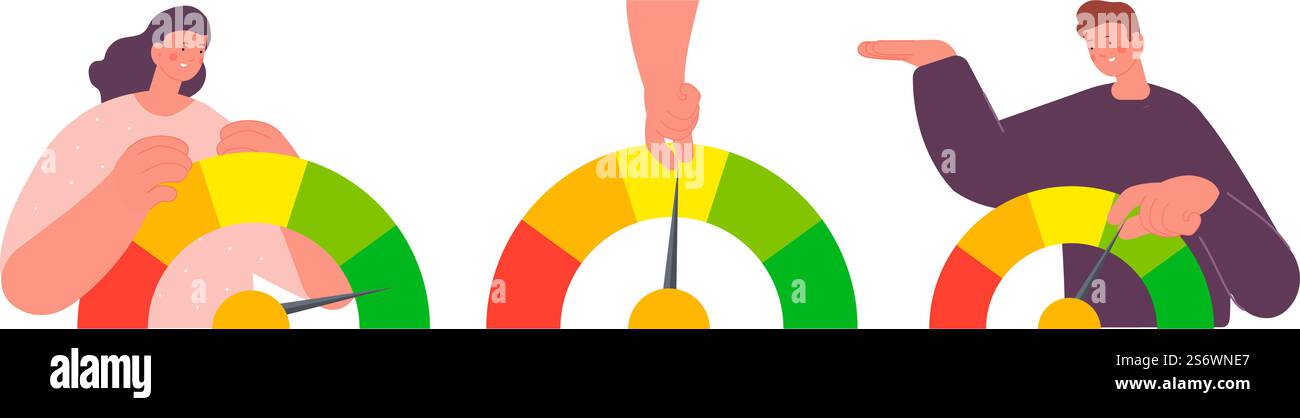 People mood self control. Happy and angry or sad scale, review ...