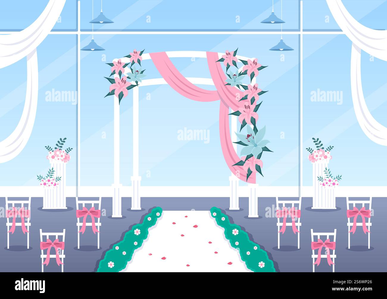 Wedding Organizer Providing Decoration Service or Making Plans Before ...