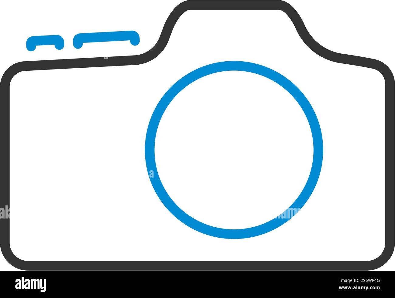 Icon Of Photo Camera. Editable Bold Outline With Color Fill Design ...