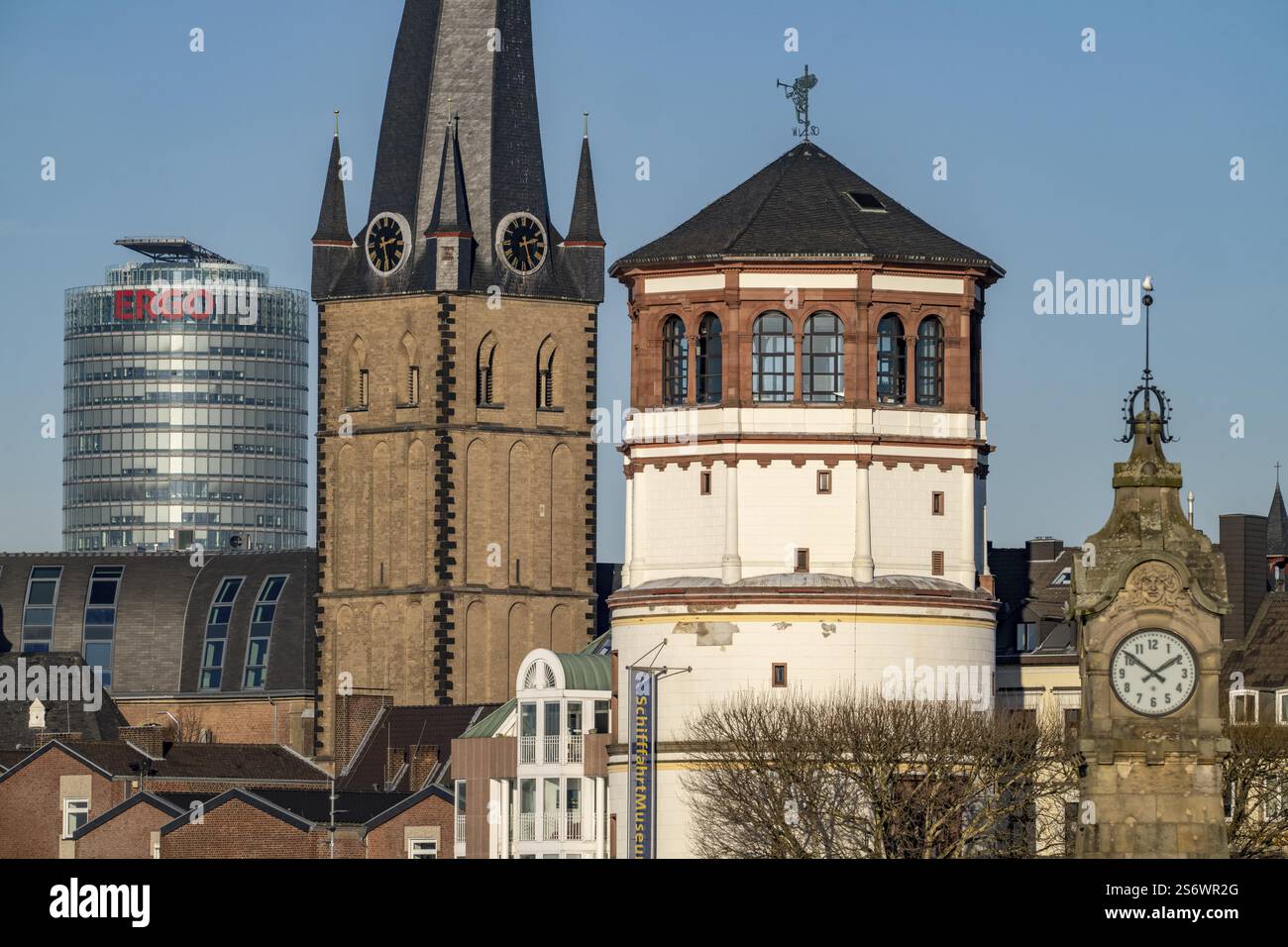 Clock tower dusseldorf hi-res stock photography and images - Alamy