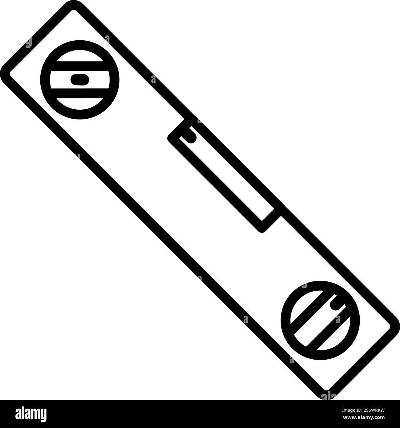 Icon Of Construction Level. Bold outline design with editable stroke ...